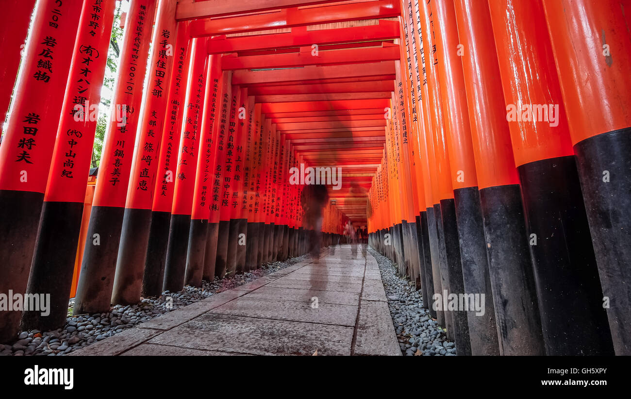 The wonderful Fushimi Inari shrines in Kyoto, Japan Stock Photo - Alamy