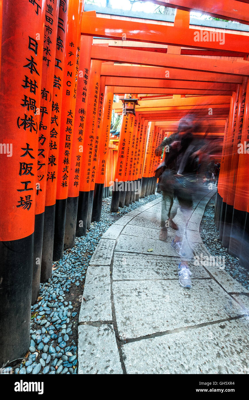 The wonderful Fushimi Inari shrines in Kyoto, Japan Stock Photo - Alamy