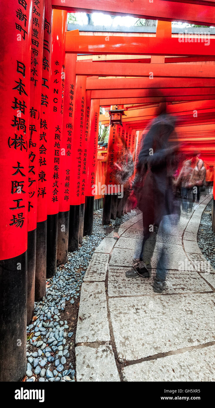 The wonderful Fushimi Inari shrines in Kyoto, Japan Stock Photo - Alamy