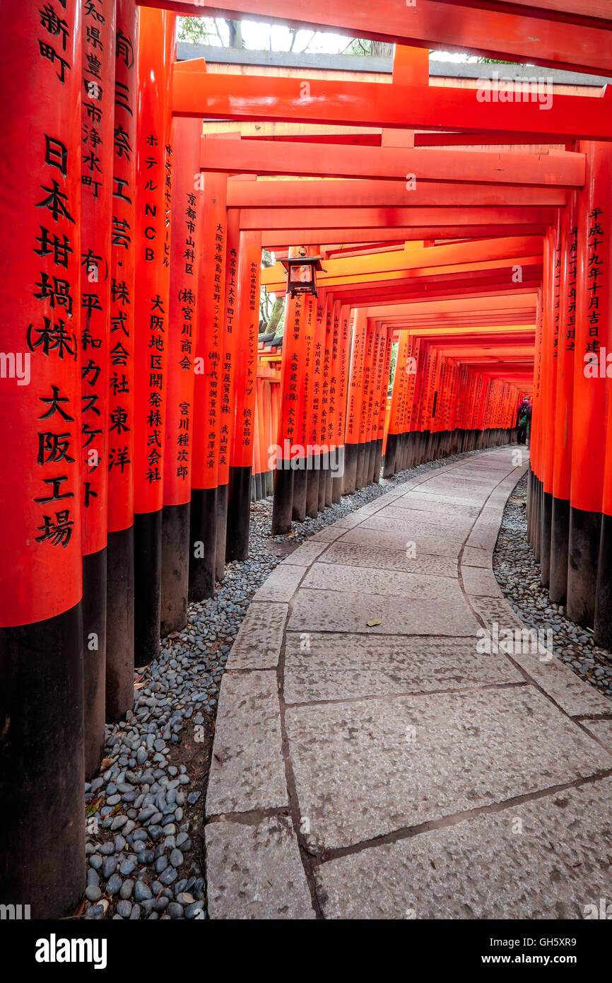 The wonderful Fushimi Inari shrines in Kyoto, Japan Stock Photo - Alamy