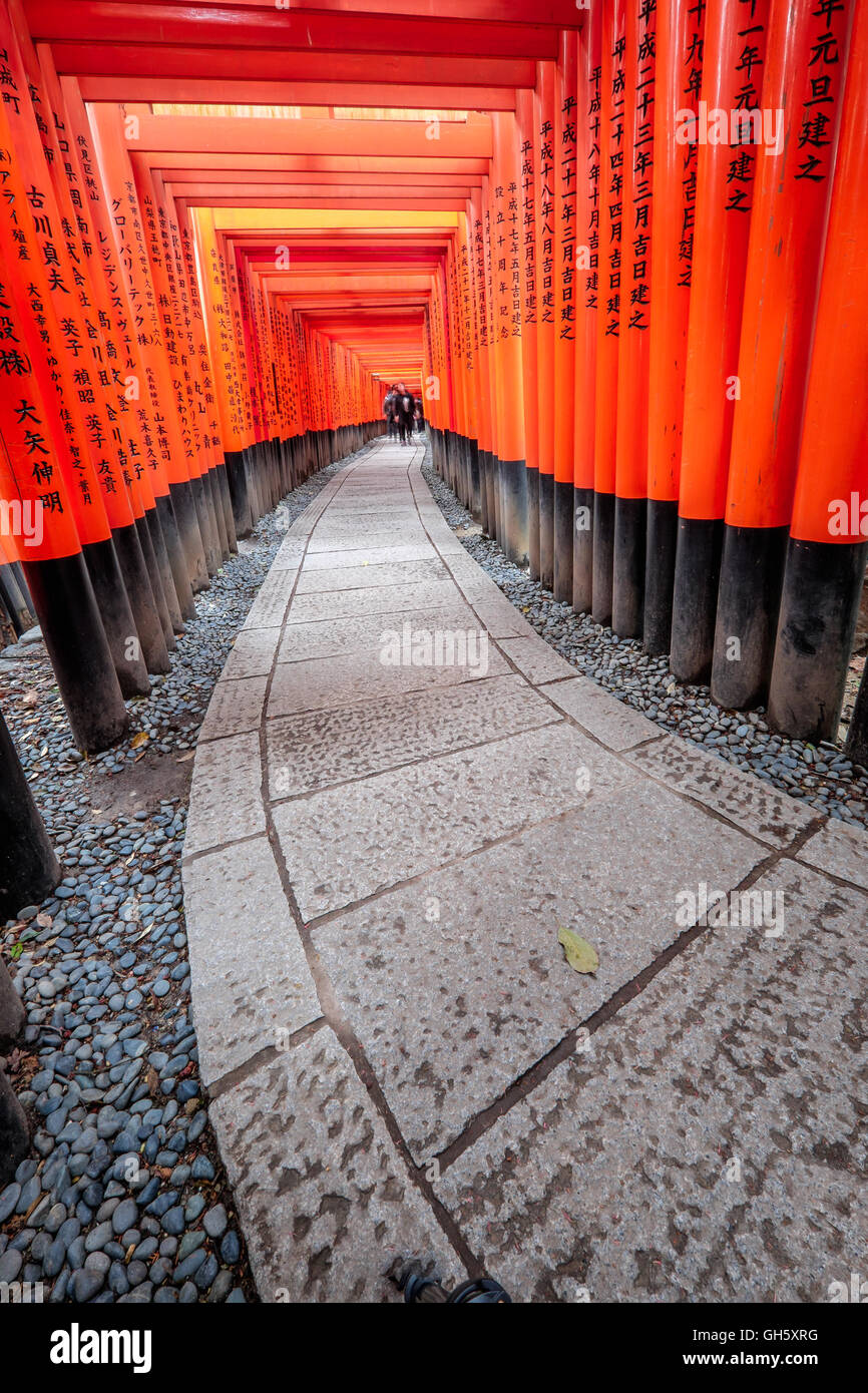 The wonderful Fushimi Inari shrines in Kyoto, Japan Stock Photo - Alamy