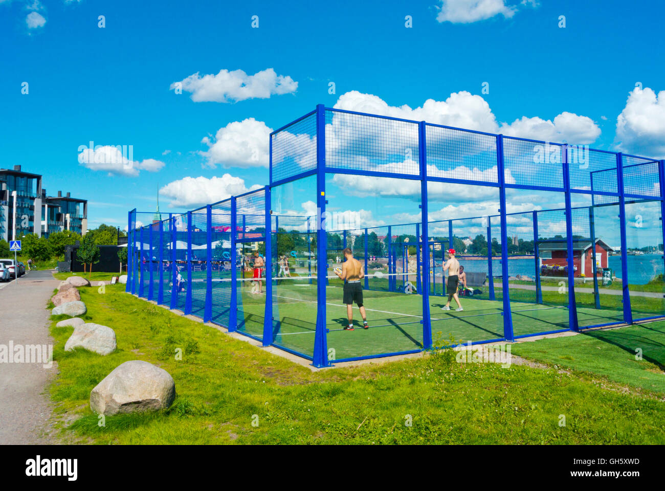 Padel court hi-res stock photography and images - Alamy