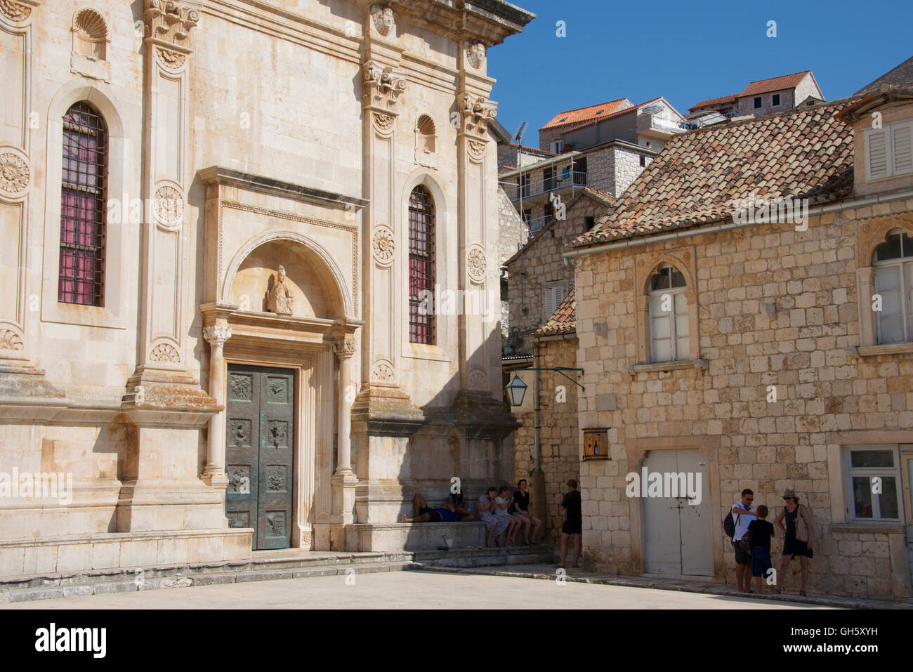Hvar island religious architecture hi-res stock photography and images ...