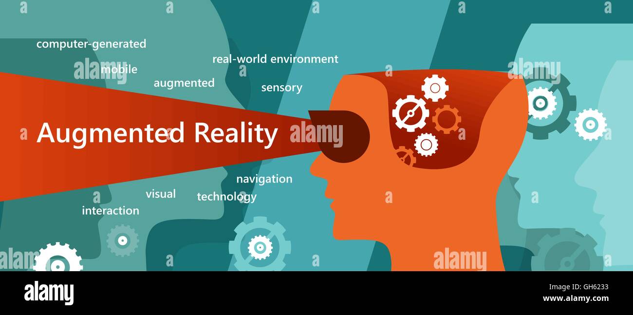 Ar user interaction Stock Vector Images - Alamy