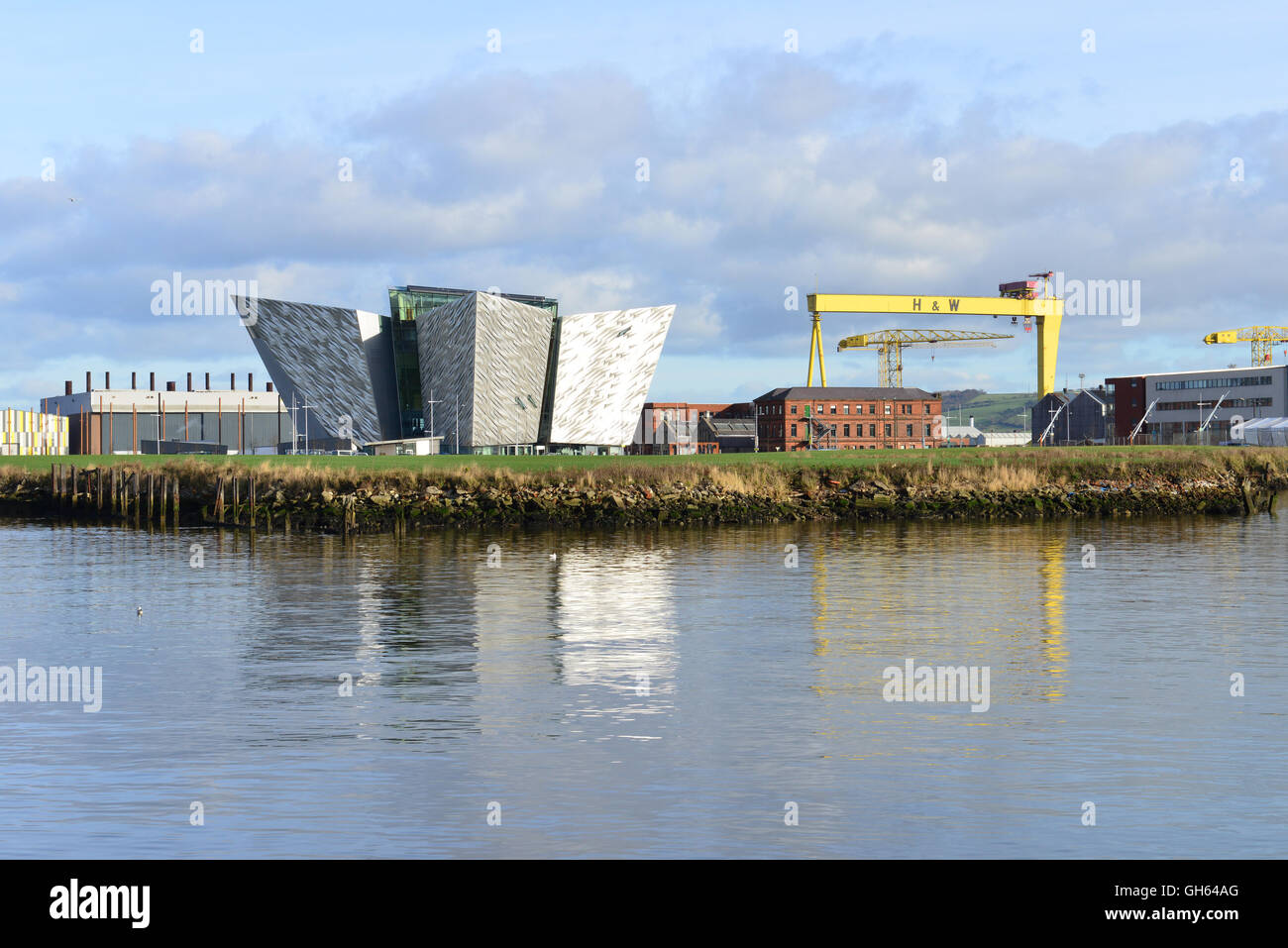 Titanic cranes hi-res stock photography and images - Alamy