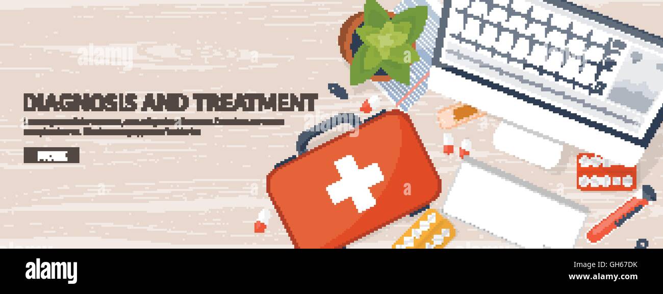 Medical flat background. Health care,first aid,research, cardiology ...