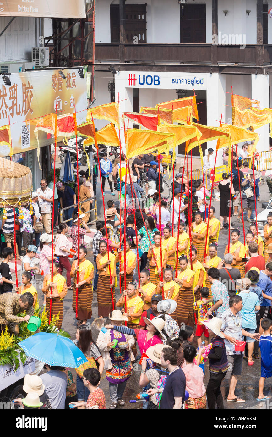 2016 Songkran day parade, Chiang Mai, Thailand Stock Photo - Alamy