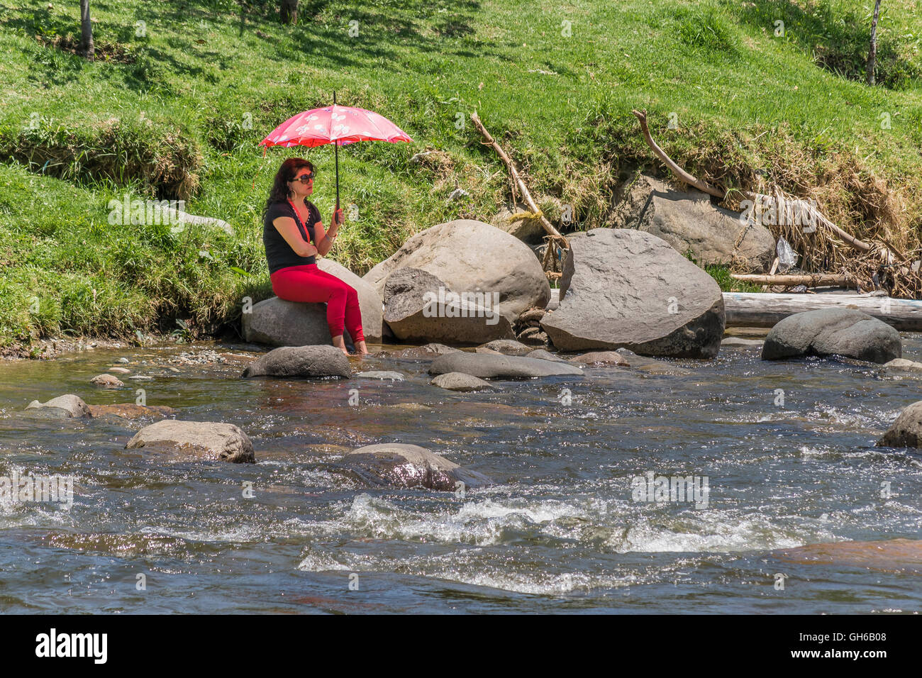 CUENCA, ECUADOR, NOVEMBER - 2015 - Group of people enjoying the day at ...