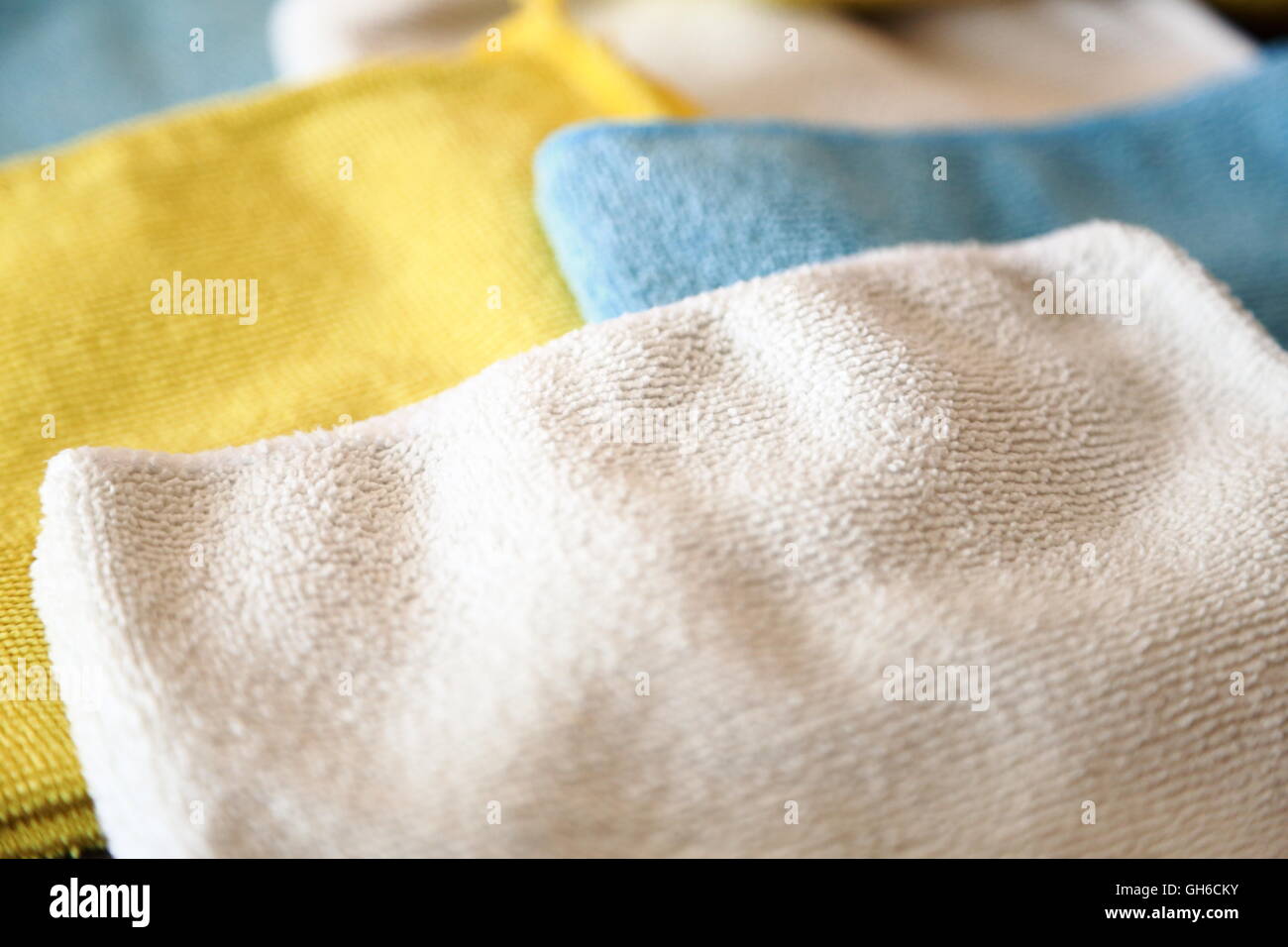 Microfiber cloths hi-res stock photography and images - Alamy