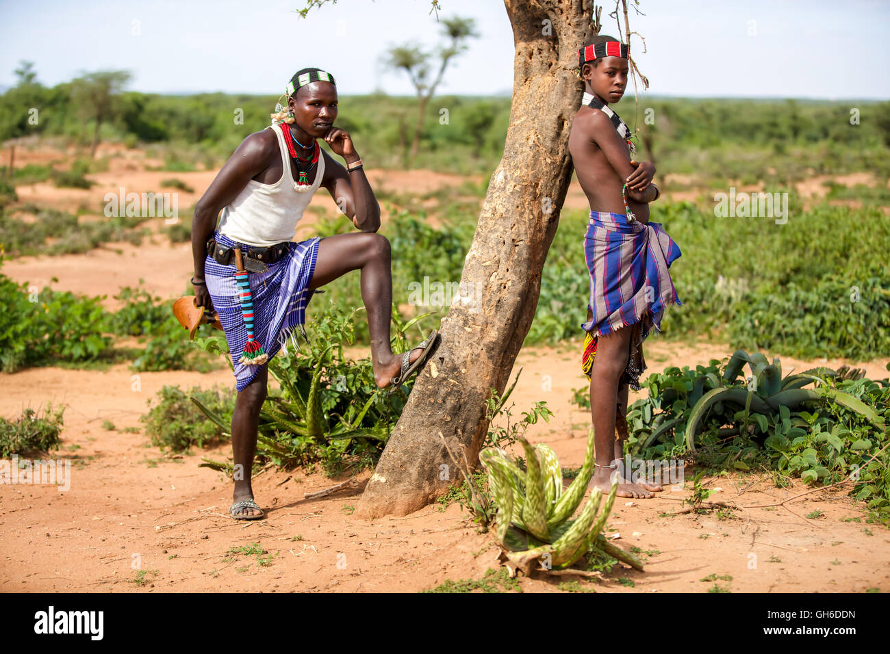 Hamer tribe in Turmi, Omo Valley - Ethiopia Stock Photo - Alamy