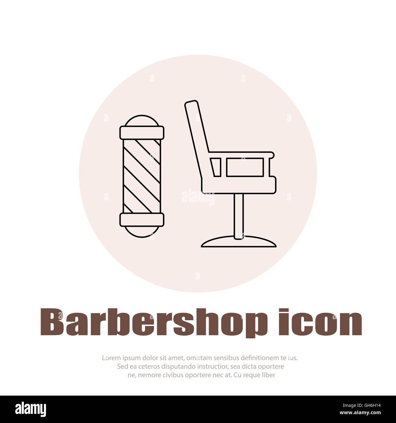 Linear barbershop icons set. Universal hairstyle icon to use in web and ...