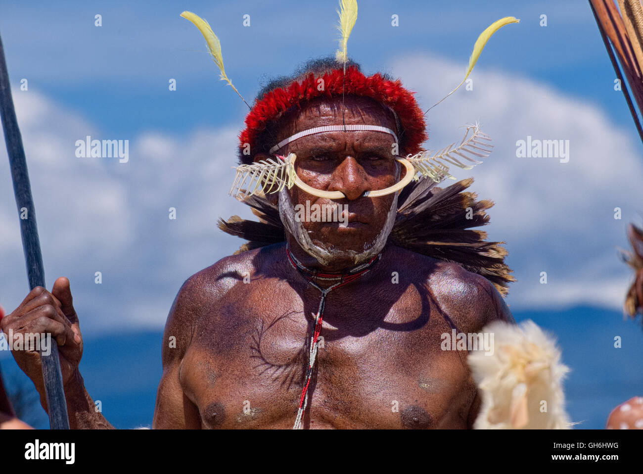 Chief faces - Two Stock Photo - Alamy