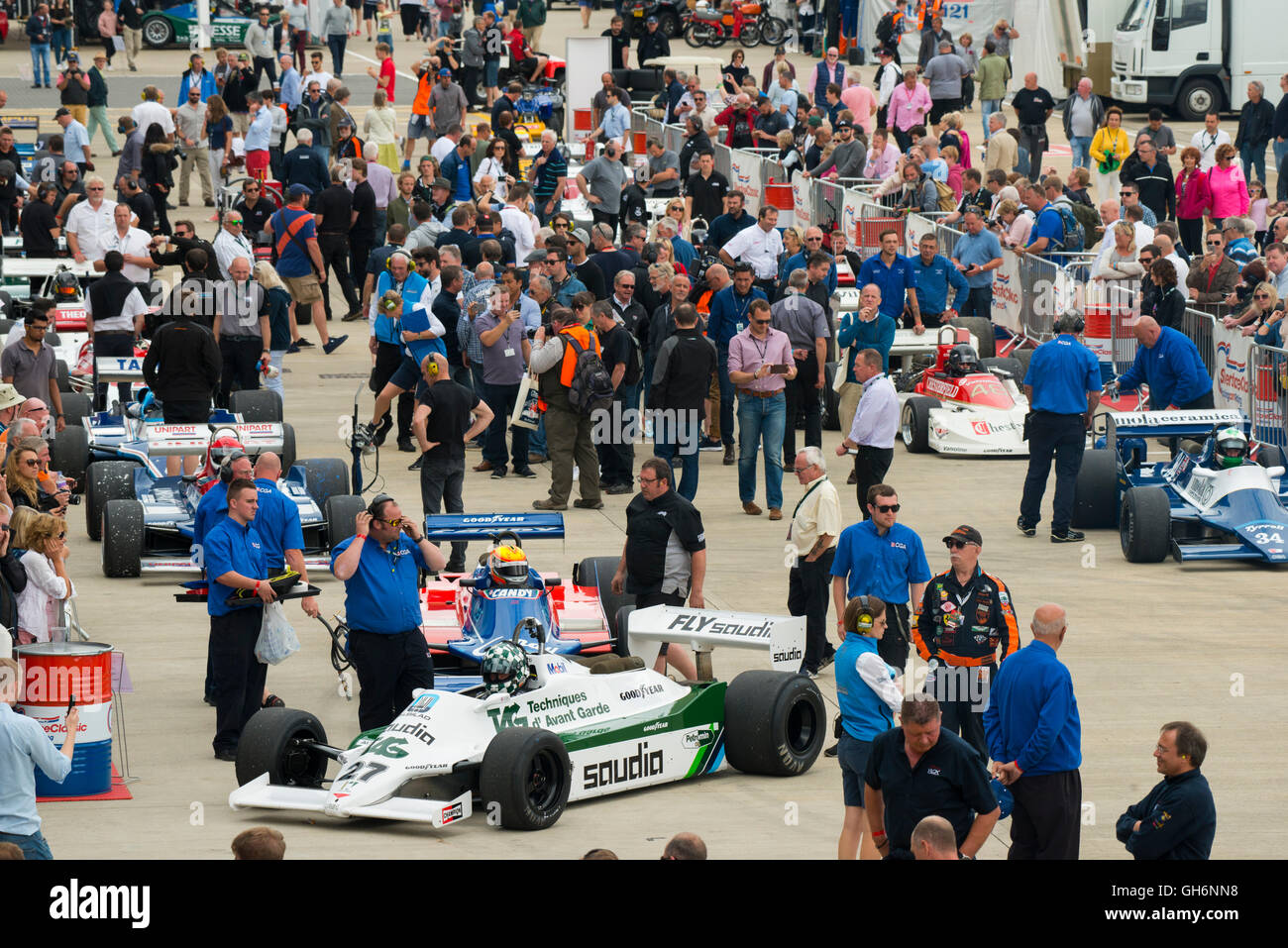 Mike Wrigley, Williams FW07D, FIA Masters Historic Formula 1 race, 2016 ...