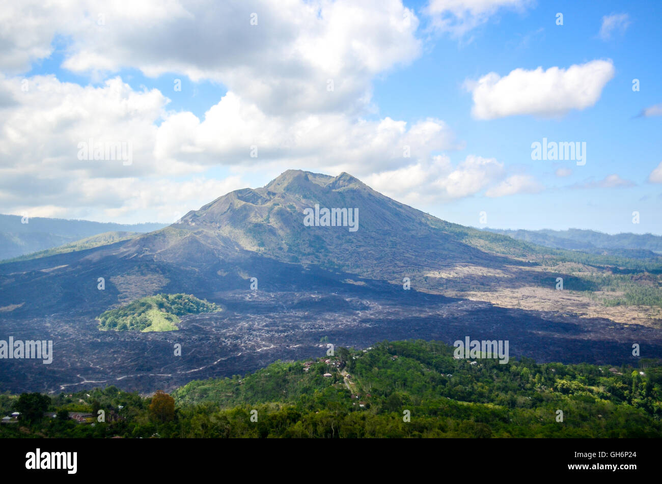 Breathtaking View of Kintamani Volcano in Indonesia Stock Photo - Alamy