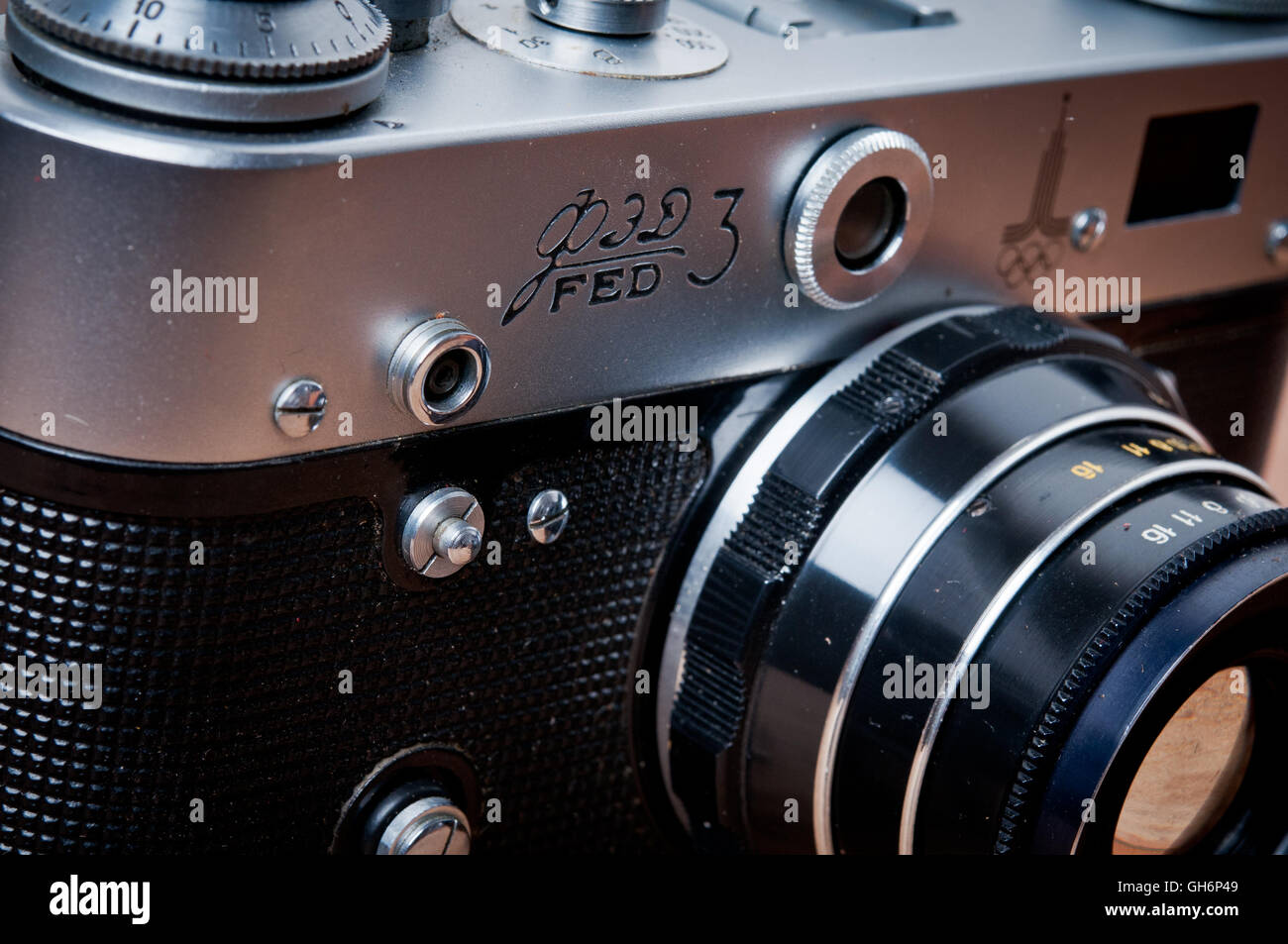 Vintage russian camera hi-res stock photography and images - Alamy
