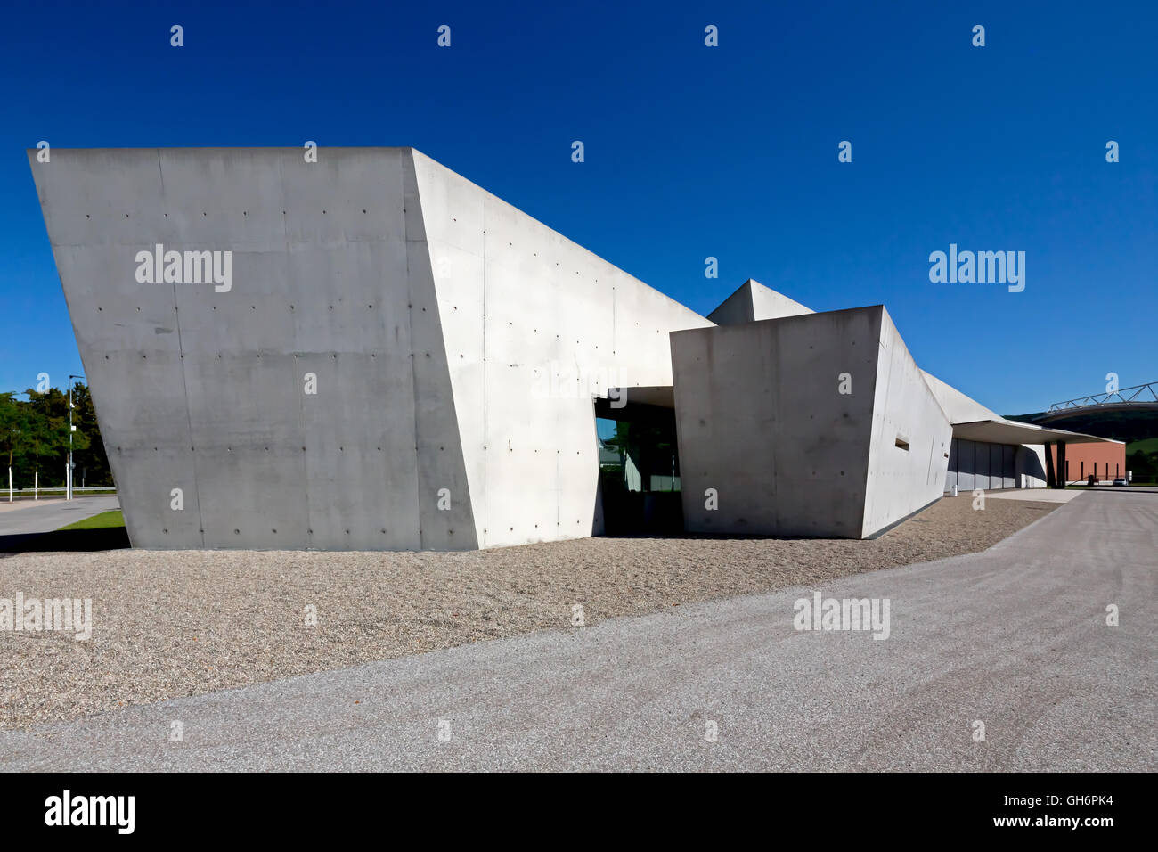 Fire Station by architect Zaha Hadid. Vitra Campus, Weil am Rhein ...