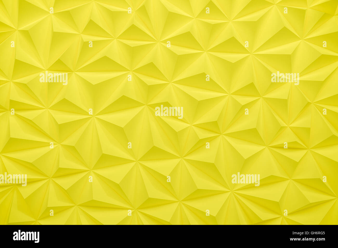 Abstract yellow low poly background with copy space 3d render Stock ...