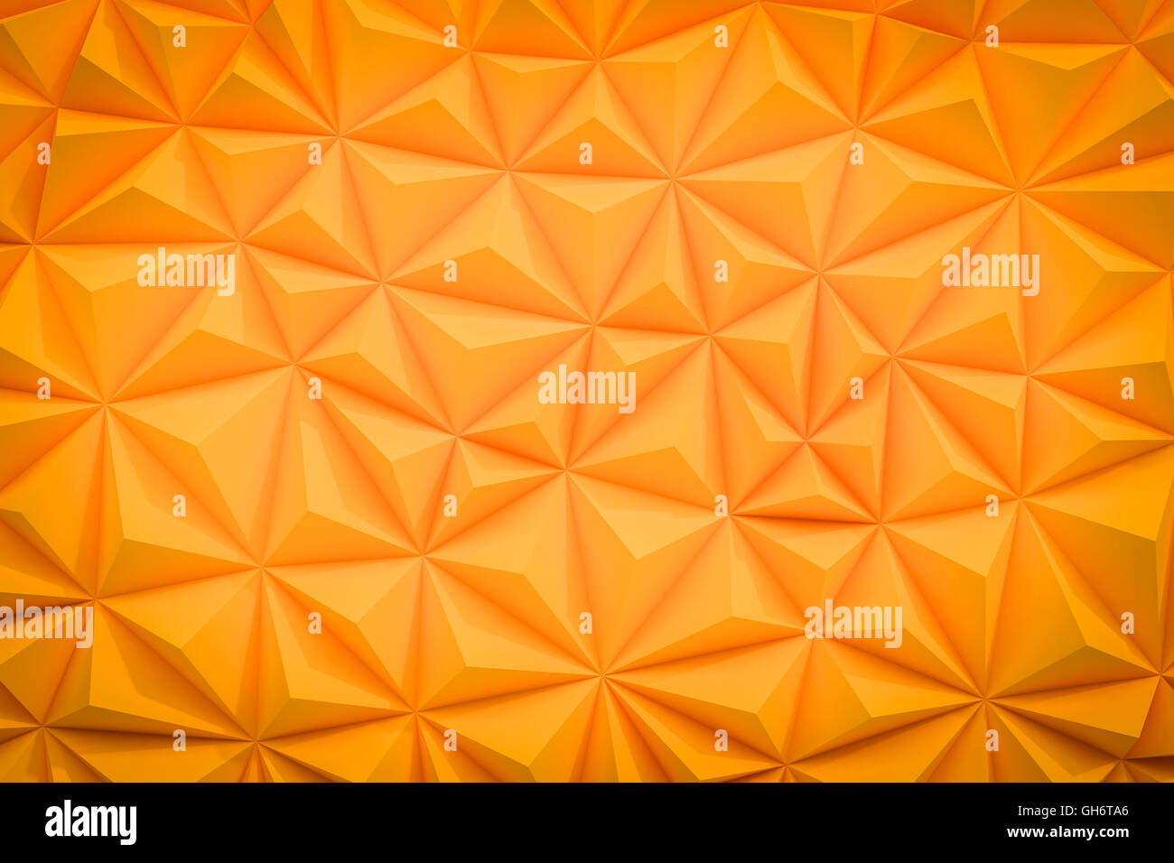 Abstract orange low poly background with copy space 3d render Stock Photo - Alamy