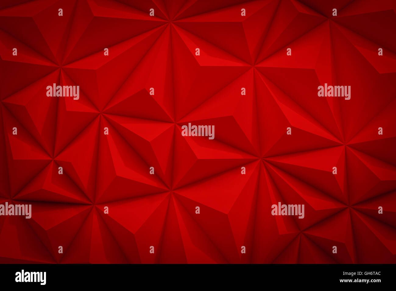 Abstract red low poly background with copy space 3d render Stock Photo ...