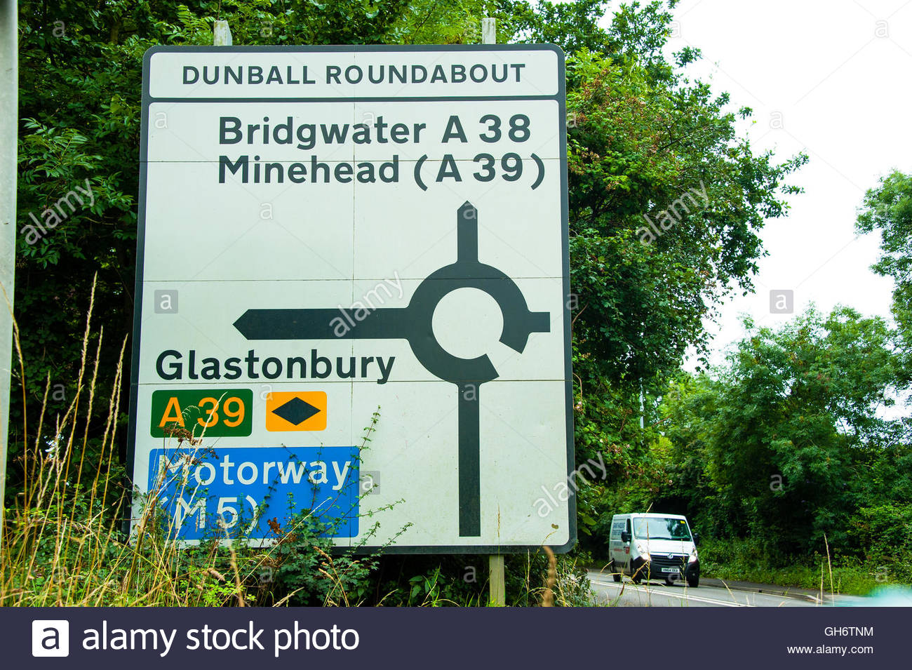 Roundabout Ahead Sign High Resolution Stock Photography and Images - Alamy