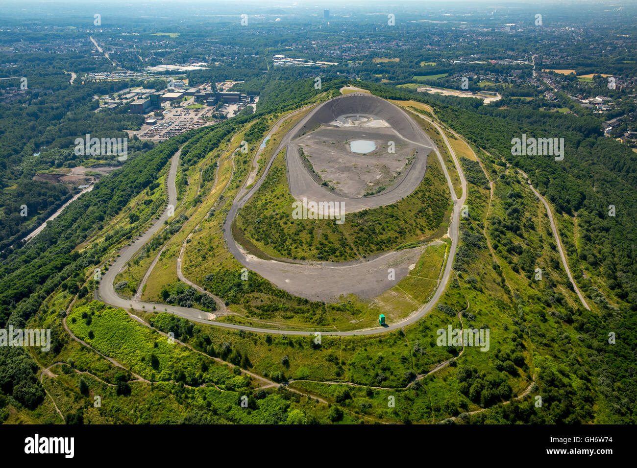 Aerial view, Prosper-Haniel in Bottrop is the last active coal mine in ...