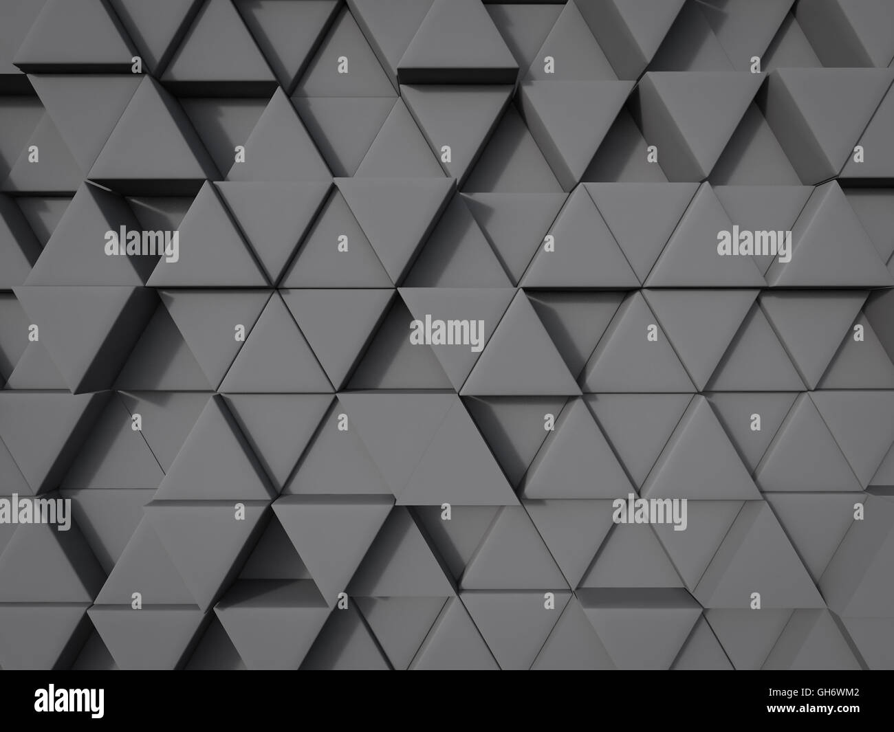 abstract triangle shape background in gray color random position 3d ...