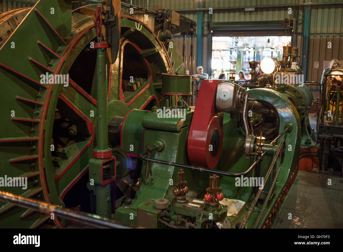 Steam engine at Papplewick pumping station Stock Photo - Alamy