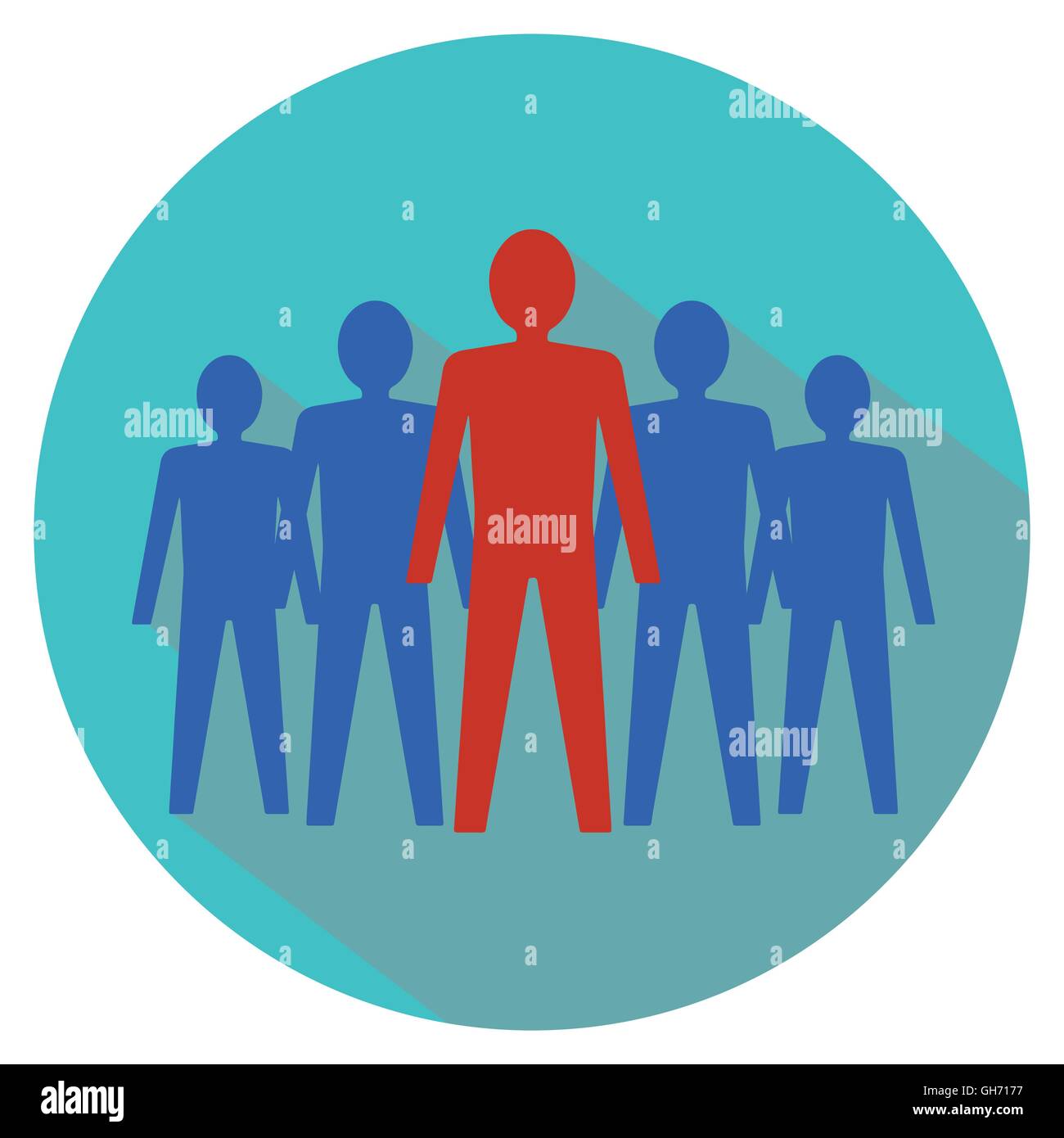 Red teamwork Stock Vector Images - Alamy