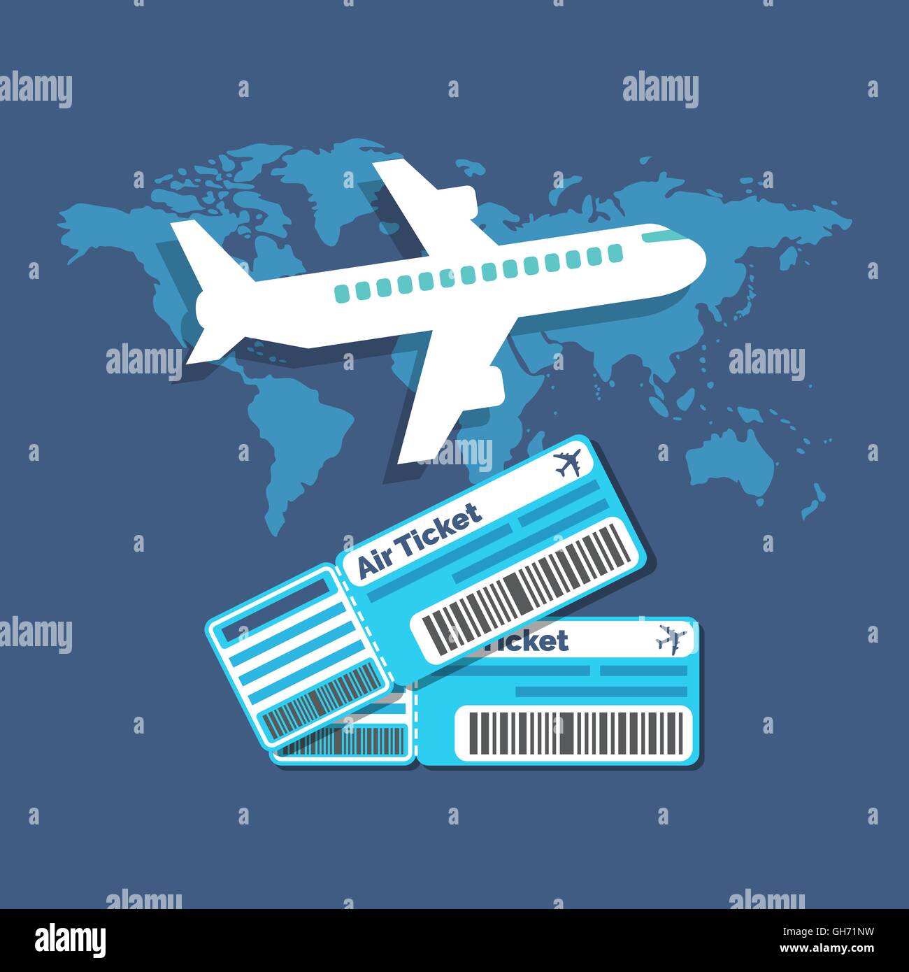 Traveling, Ticket booking concept. Flat design stylish. Isolated on ... Traveling, Ticket booking concept. Flat design stylish. Isolated on ...