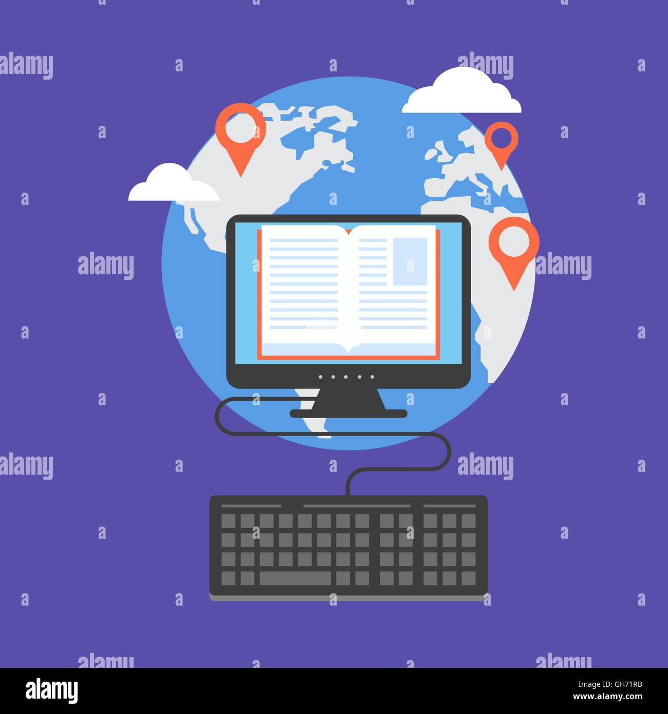 Distance background Stock Vector Images - Alamy