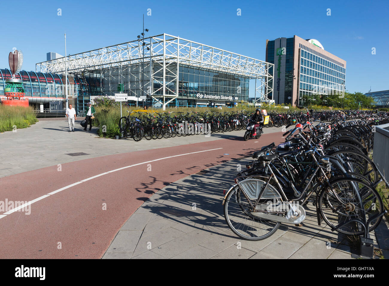 Sloterdijk railway station in Amsterdam, The Netherlands Stock Photo ...