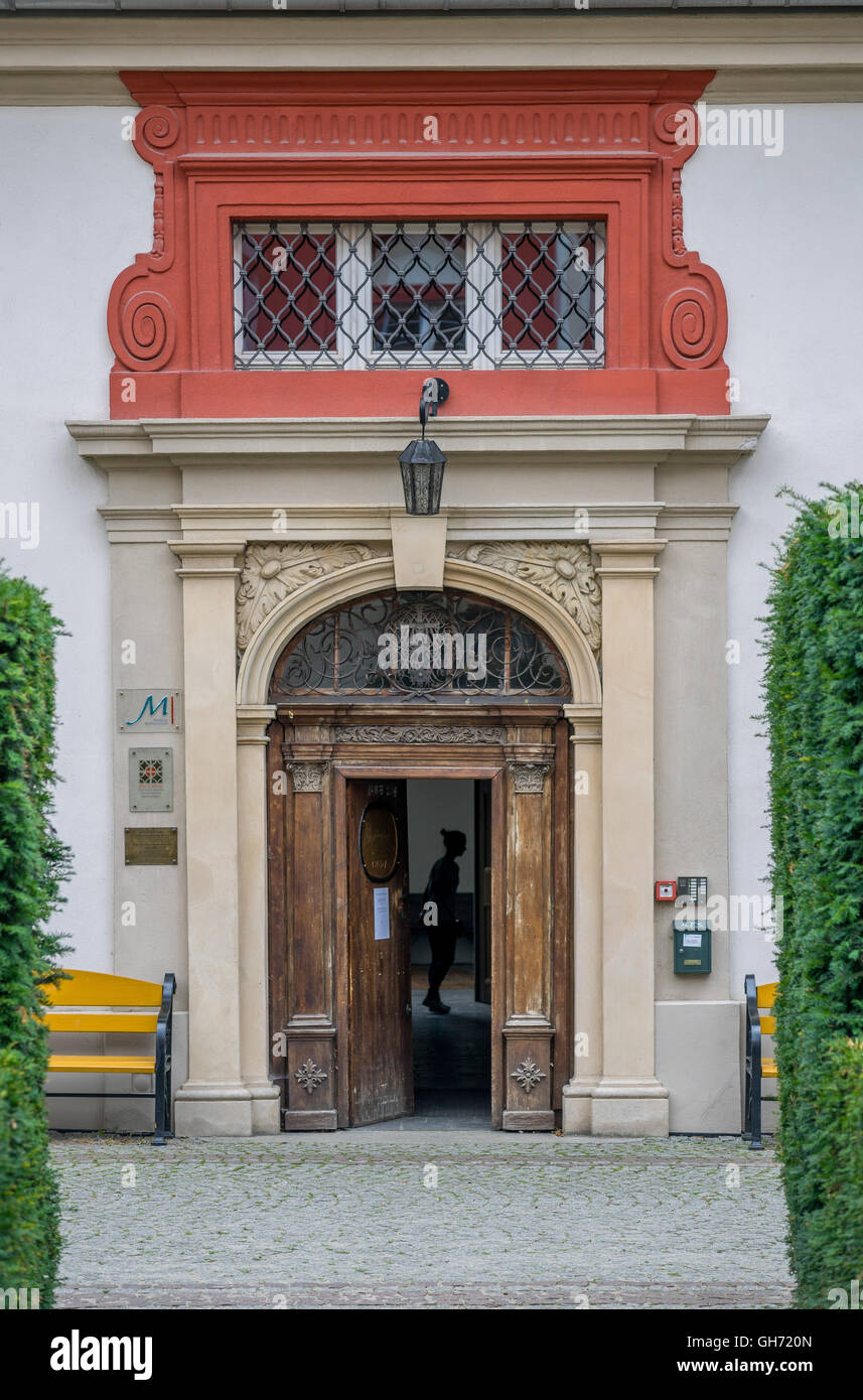 The Ossolineum National Ossoliński Institute garden Wroclaw Stock Photo ...