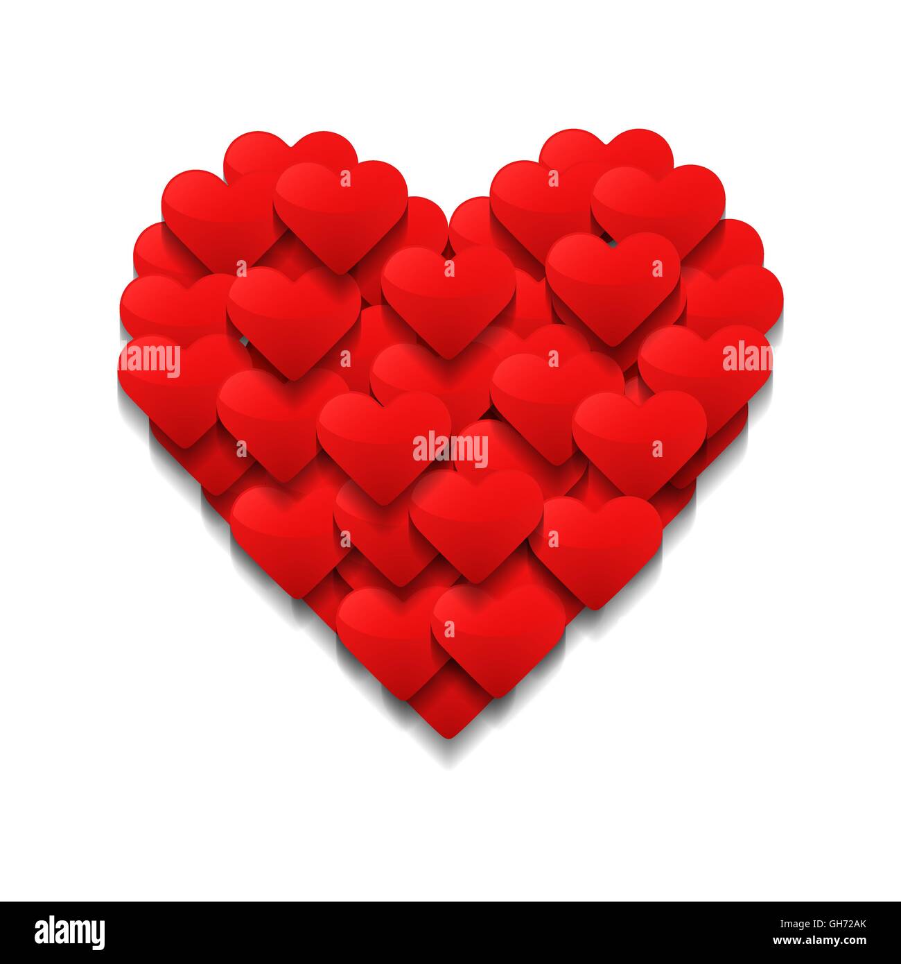 Big heart vector vectors Cut Out Stock Images & Pictures - Alamy
