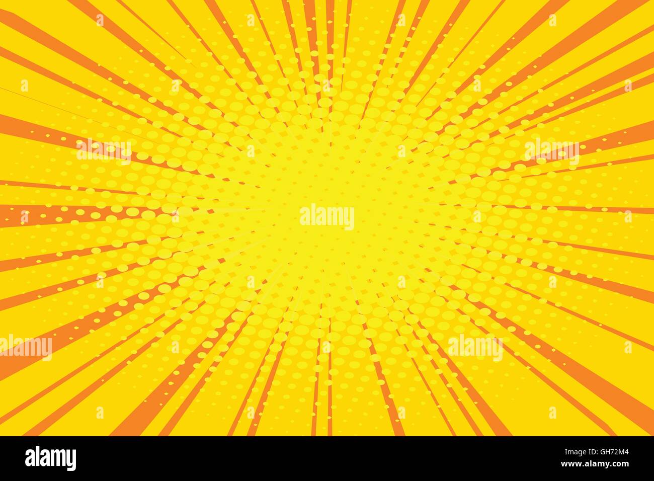 The sun comic book retro pop art background Stock Vector Image & Art ...