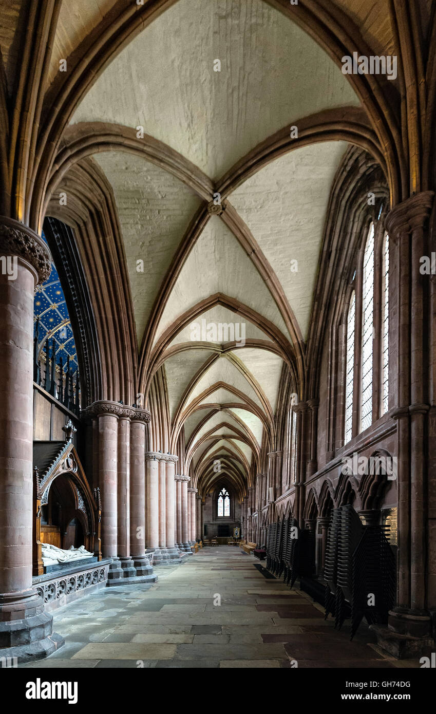 Aisle, in Carlisle cathedral, England Stock Photo - Alamy