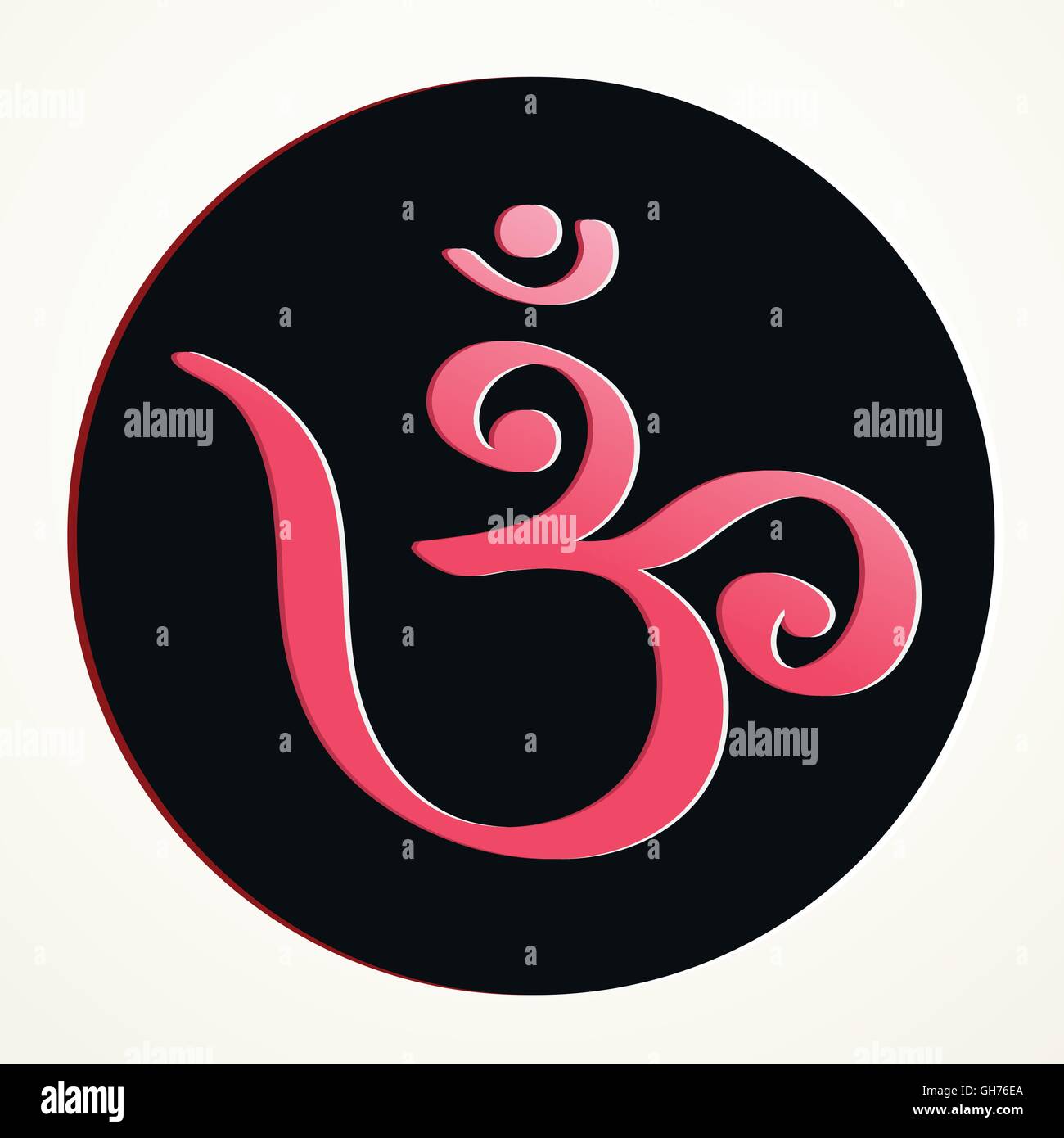Om Hindu symbol. Vector Stock Vector Image & Art - Alamy