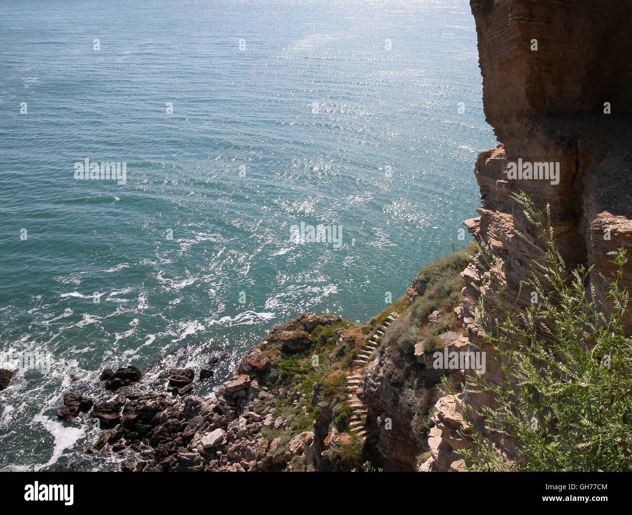 Cliff stairs steps hi-res stock photography and images - Alamy