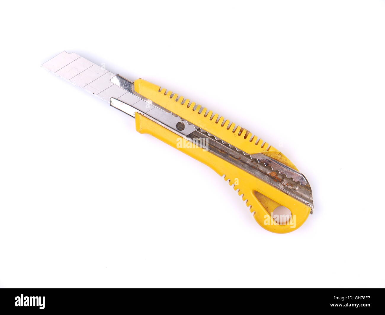 paper cutter on a white background Stock Photo - Alamy