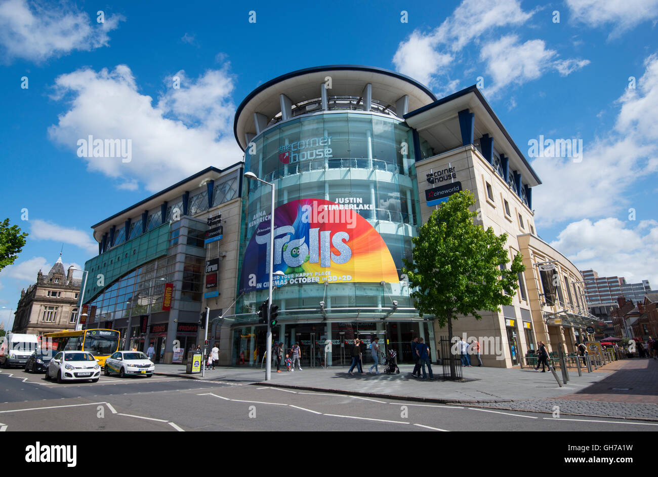 A sunny summer day at the Cornerhouse Entertainment Complex in ...
