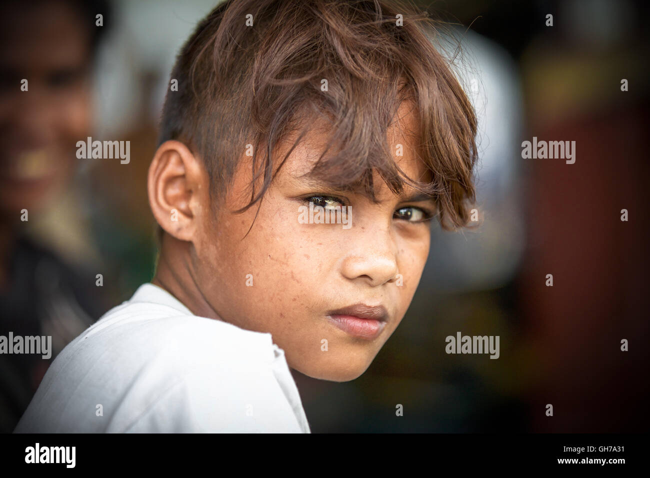 People from the Manobo, Ata tribe on Mindanao – Philippines Stock Photo ...