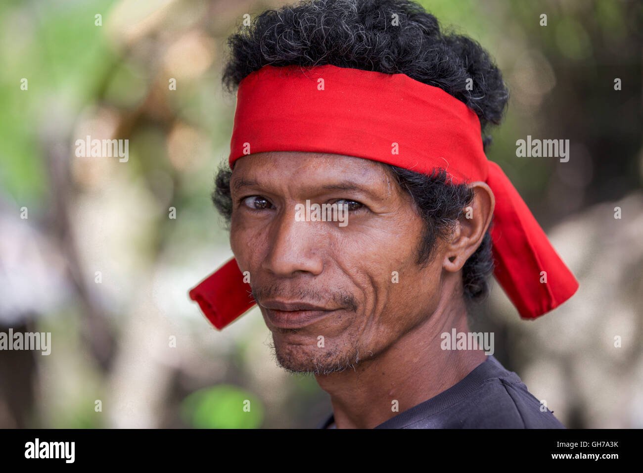 People from the Manobo, Ata tribe on Mindanao – Philippines Stock Photo ...