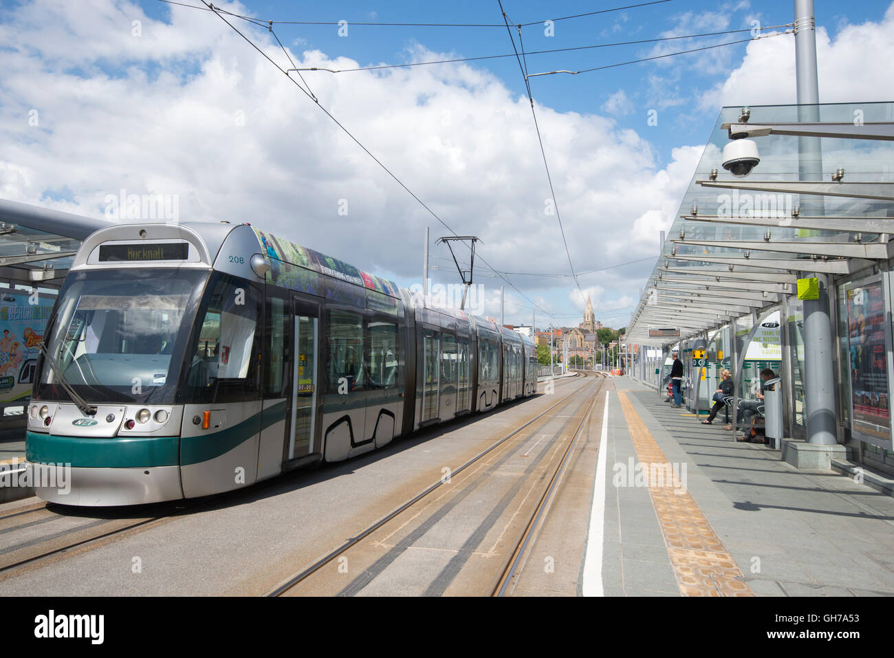 Nottingham railway station tram stop hi-res stock photography and ...