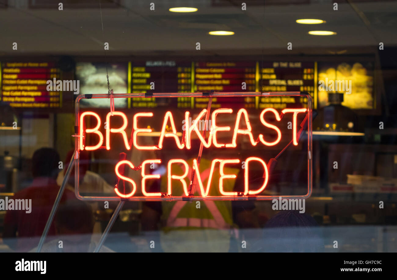Eat Breakfast Sign