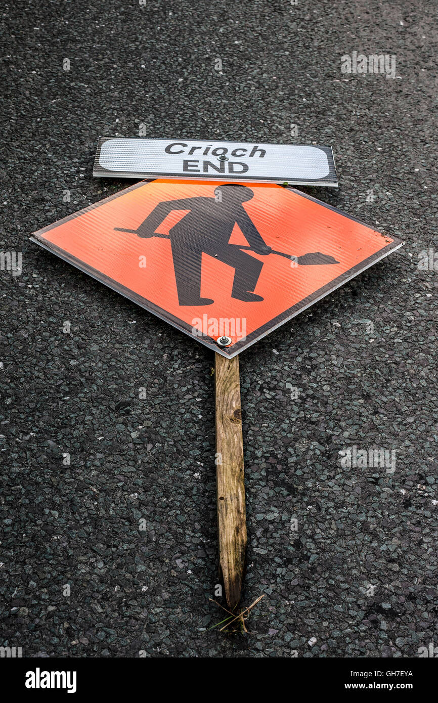 Cancelled Sign With Man