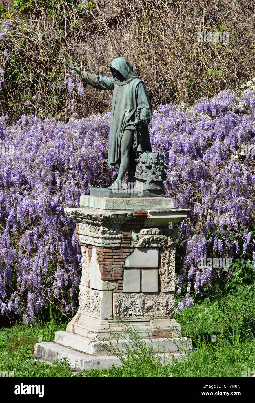 Cola di Rienzo, a powerful politician in medieval Rome who revolted ...