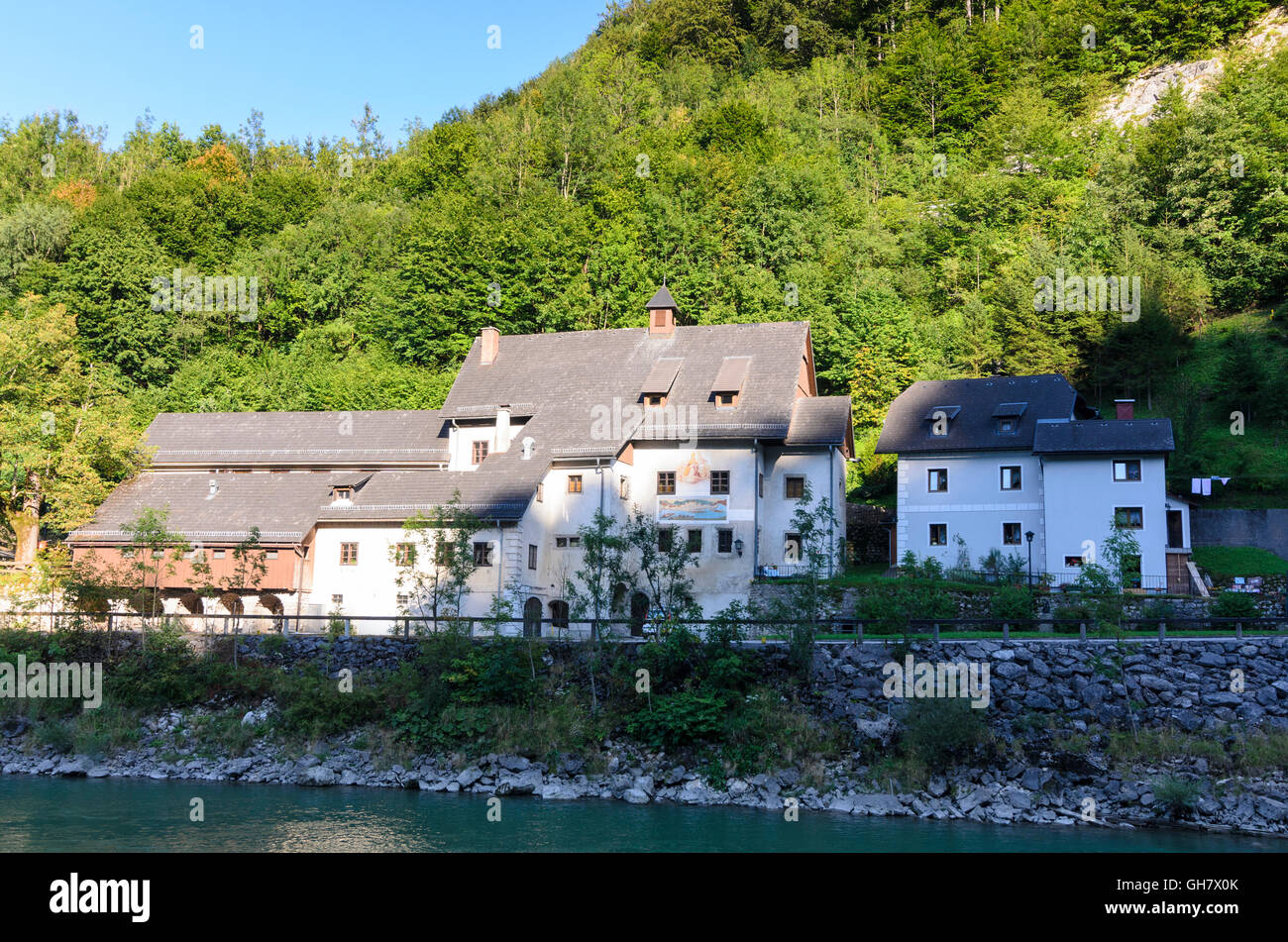 Weyer: Ennsmuseum in Kastenreith on river Enns, Austria, Oberösterreich ...