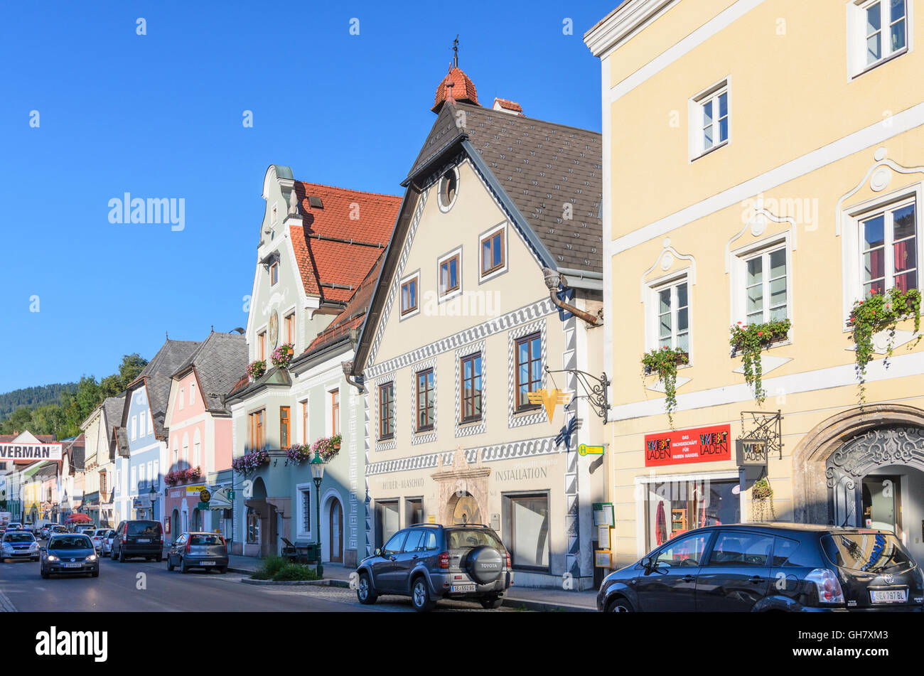 Market square in weyer markt hi-res stock photography and images - Alamy