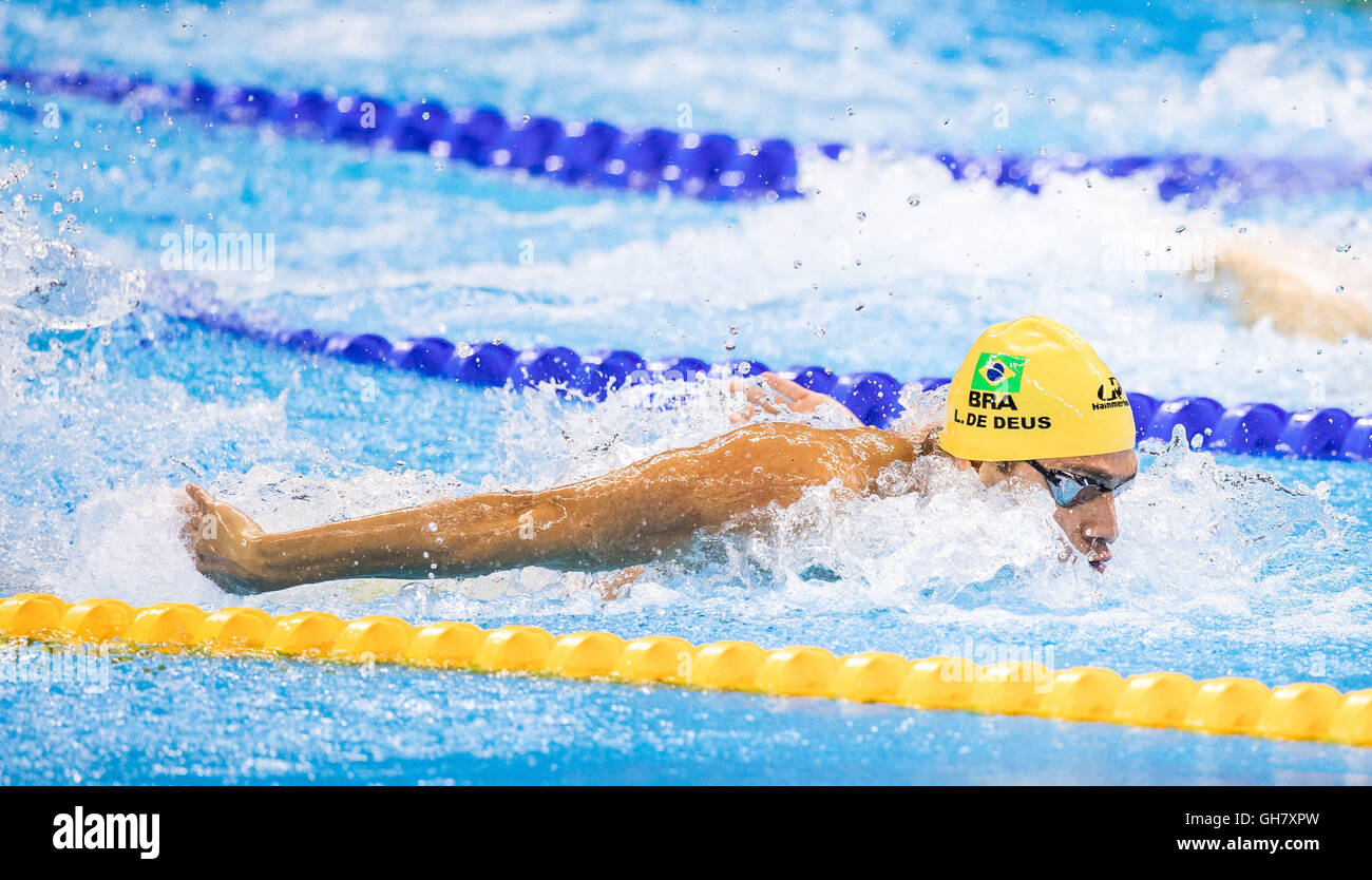 RIO DE JANEIRO, RJ - 08.08.2016: 2016 SWIMMING OLYMPICS - GOD Leonardo ...