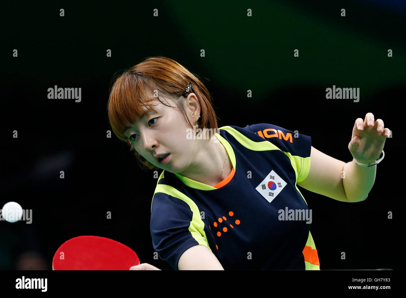 RIO DE JANEIRO, RJ - 08.08.2016: OLYMPICS 2016 TABLE TENNIS - SUH ...