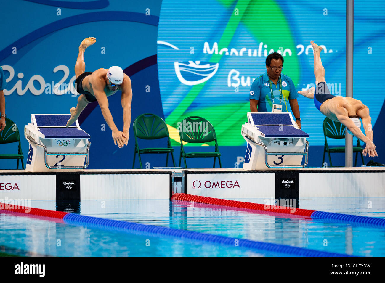 200m butterfly mens hi-res stock photography and images - Alamy